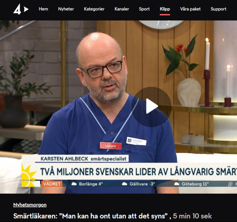 Smärtläkaren: ”Man kan ha ont utan att det syns” - Fibromyalgiförbundet